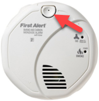 Silence button on First Alert Alarms