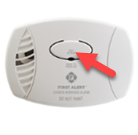 Silence button on First Alert Alarms